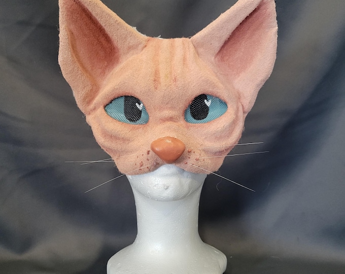 Sphynx Cat Mask | Animal Mask | Therian Mask | Read Description! - Etsy