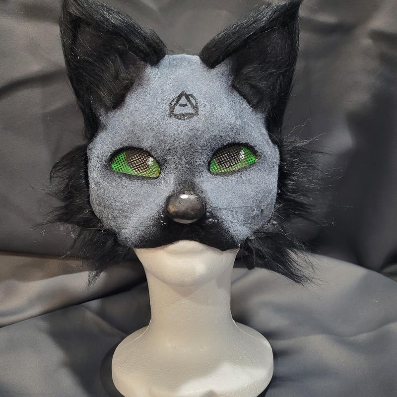 Silver Fox Therian Mask - Etsy