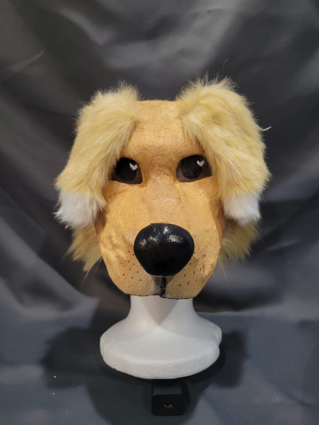 Golden Retriever Mask | Animal Mask | Therian Mask | Read Description ...