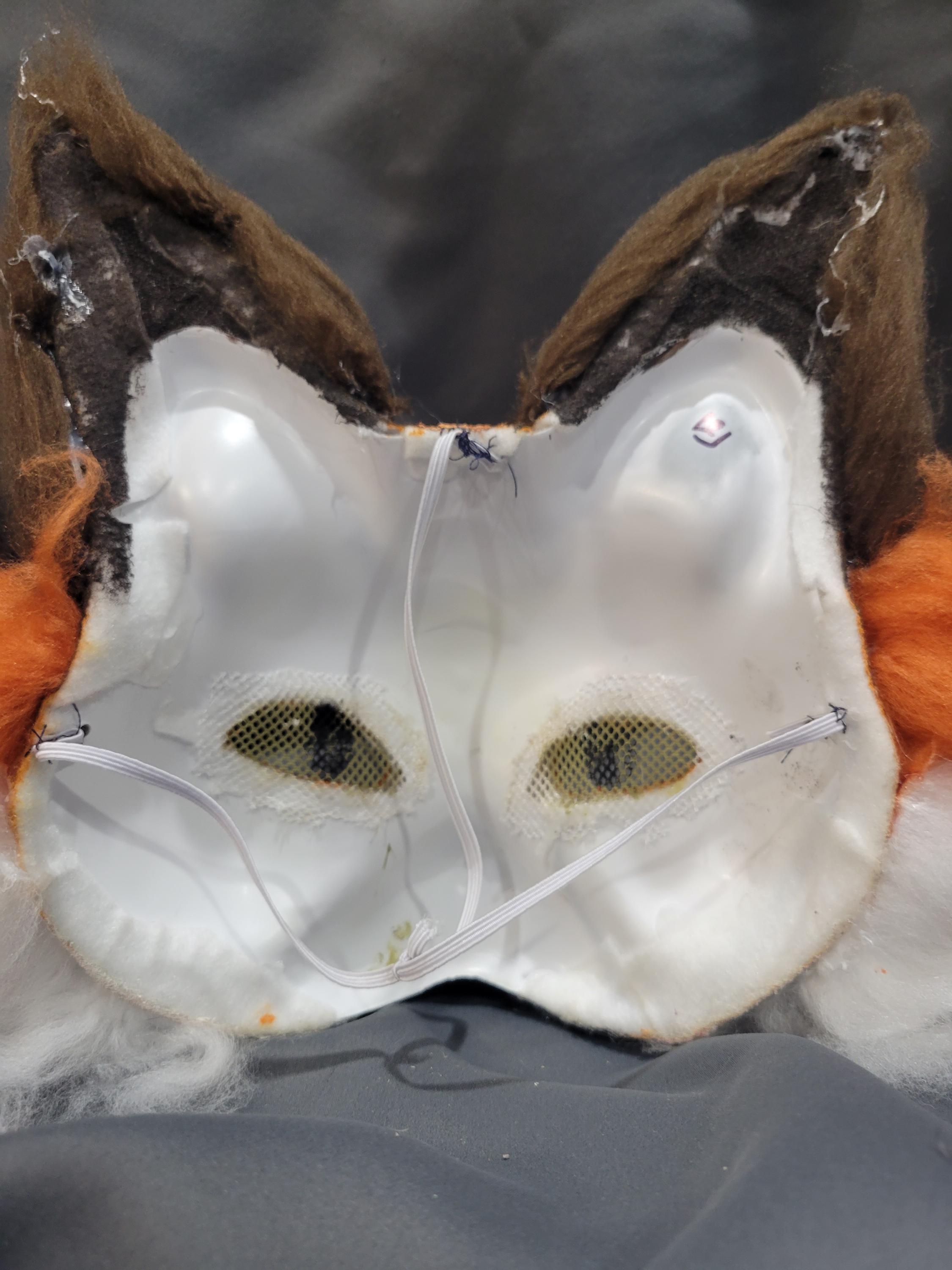 Red Fox Mask Animal Mask Therian Mask Good for Costumes, Therians ...