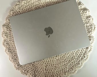 Easy Crochet Pattern, Crochet Office Decor Pattern, Crochet Desk Mat ...