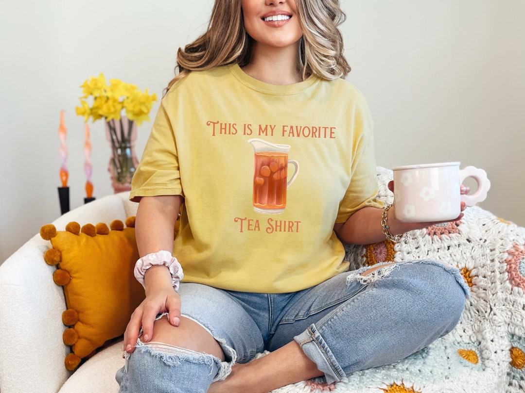 This is My Favorite Tea Shirt, Tea Lover Shirt, Iced Tea T Shirt, Tea ...