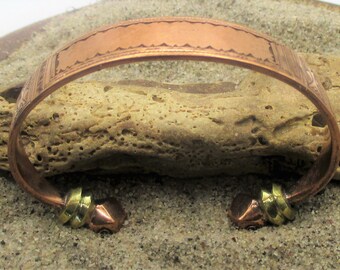 African Copper Bracelet - Etsy