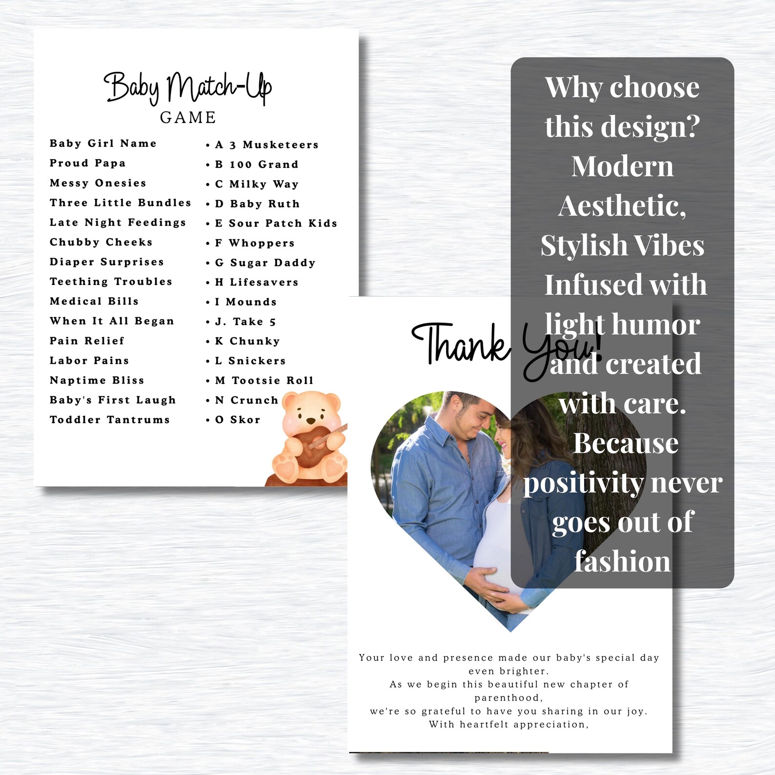 Magazine Baby Shower Game Booklet, Customizable Baby Shower Activity ...