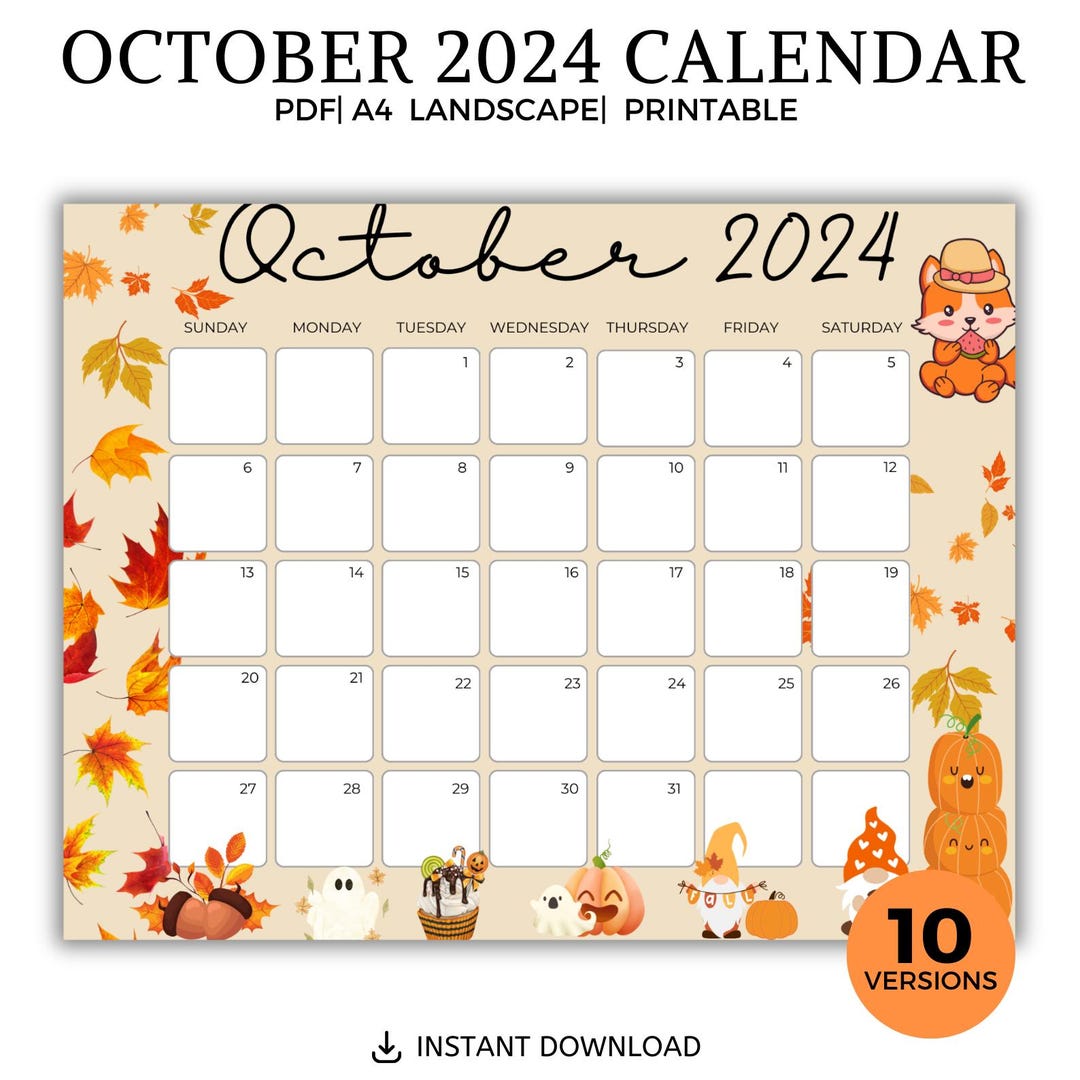 Printable Calendar 2024, Printable Calendar, Monthly Calendar A4 ...