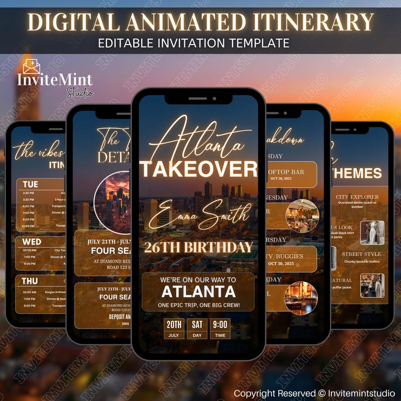 Custom Travel Itenary - Etsy