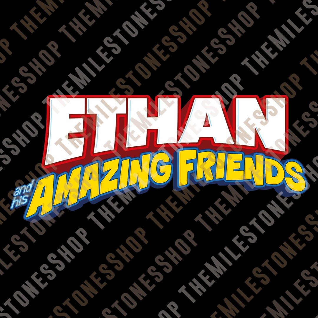 Spidey and His Amazing Friends - Customized Name Logo - Etsy