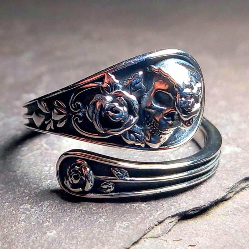 Floral Spoon Thumb Ring - Etsy UK