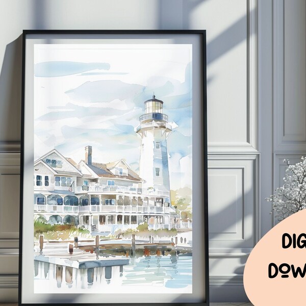 Edgartown Lighthouse - Etsy