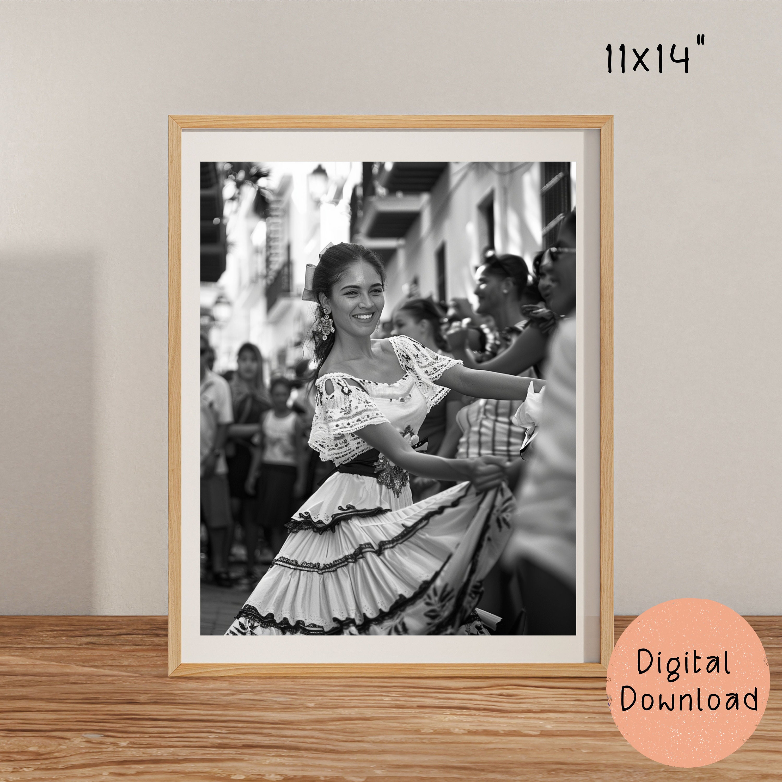 Puerto Rico Black and White Photo 7 Piece Wall Art Puerto Rico Set of 7 ...