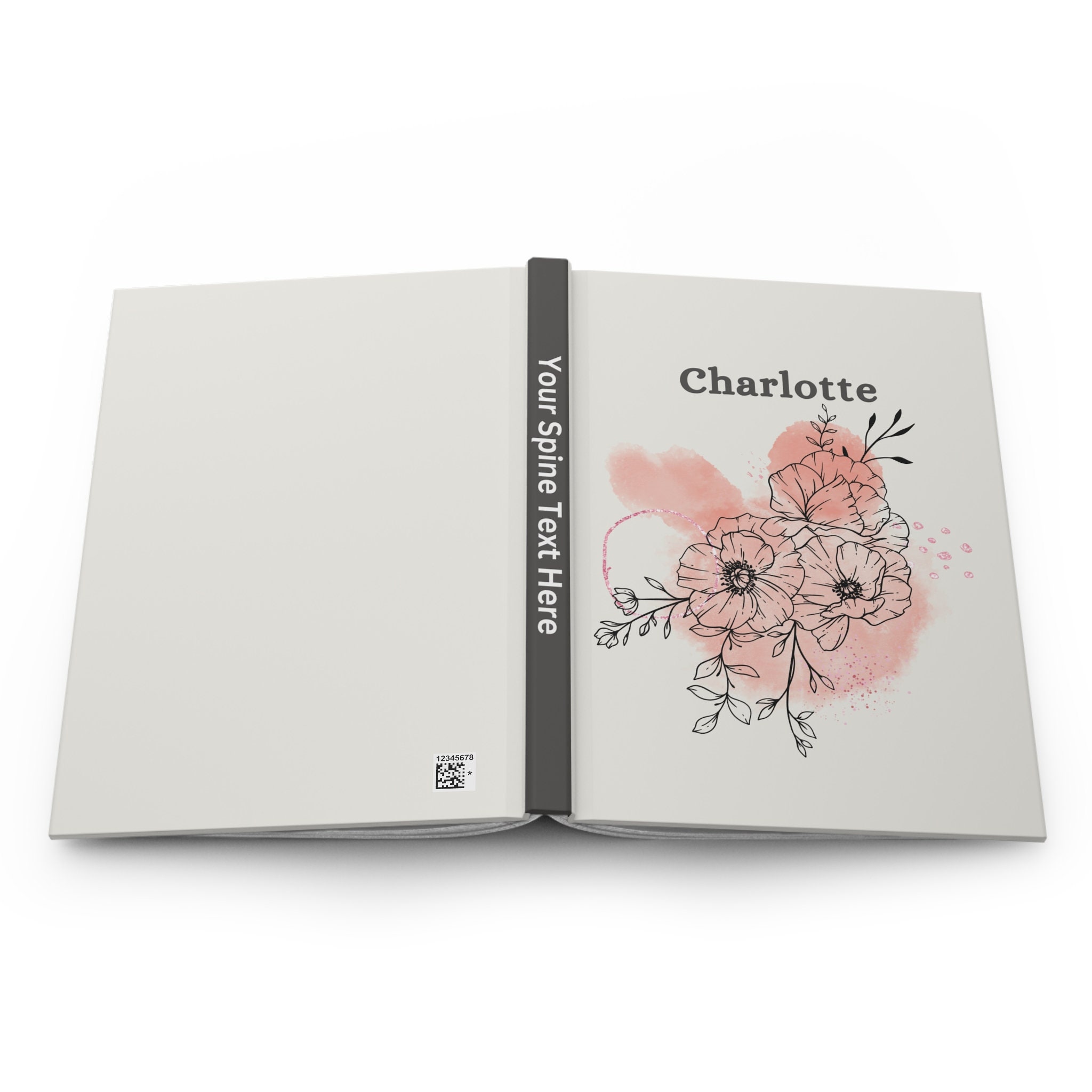 Custombook August Birth Month Journal, Poppy Artistic Journal Poppy ...