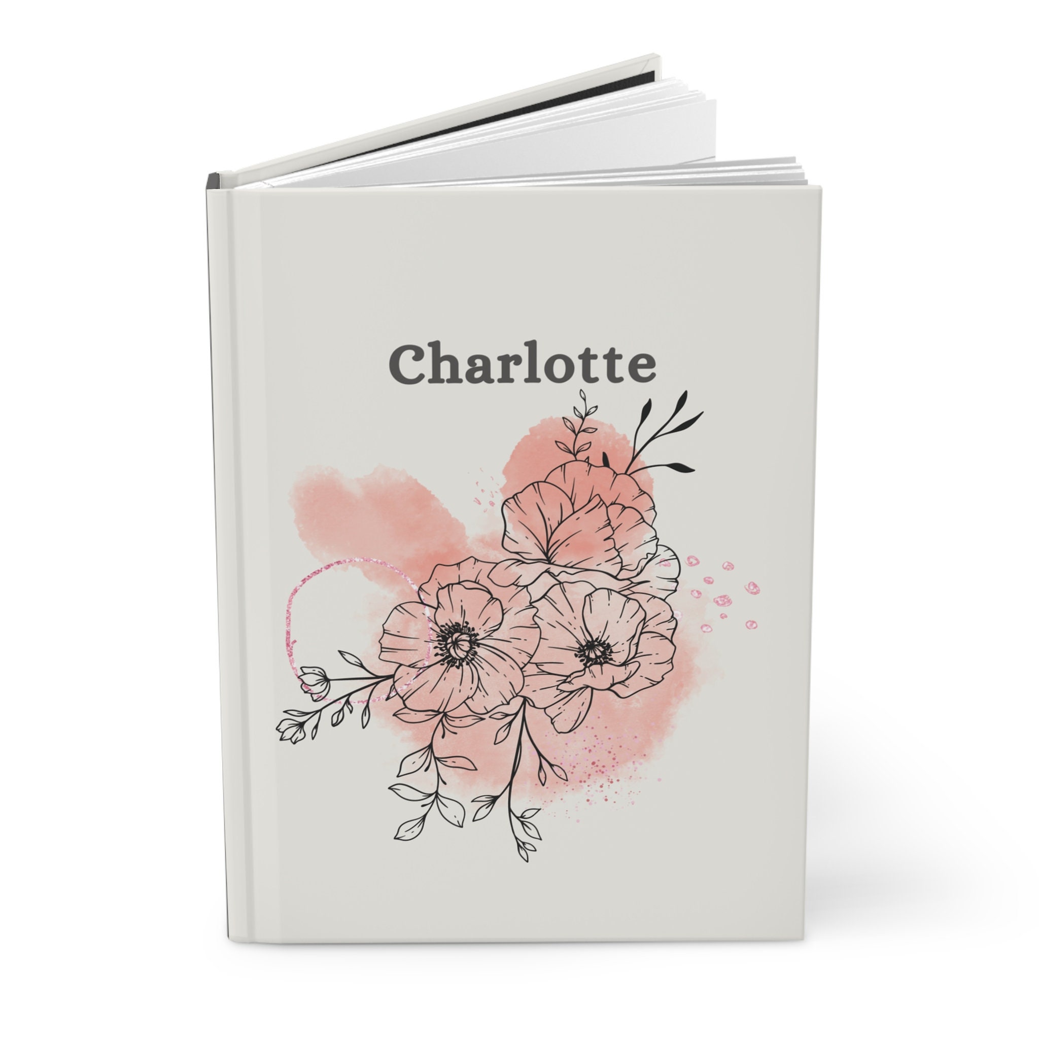 Custombook August Birth Month Journal, Poppy Artistic Journal Poppy ...