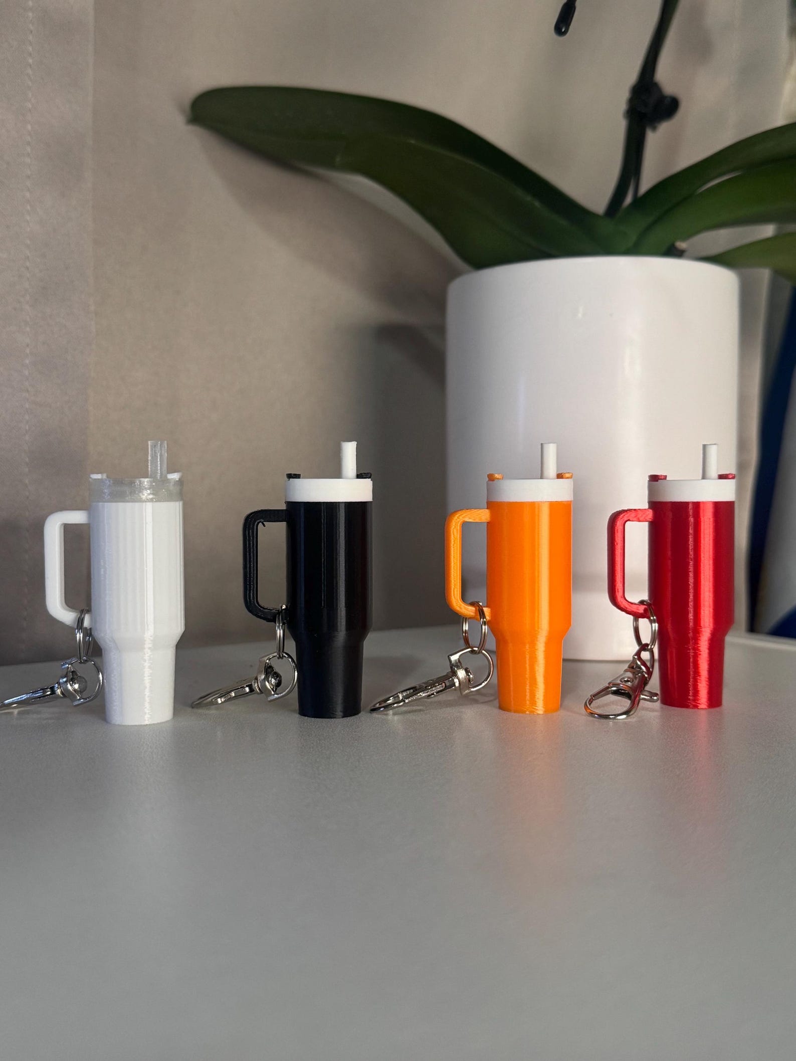 Stanley Cup Themed 3D Printed Mini Tumbler Keychain | Variety of Colors ...