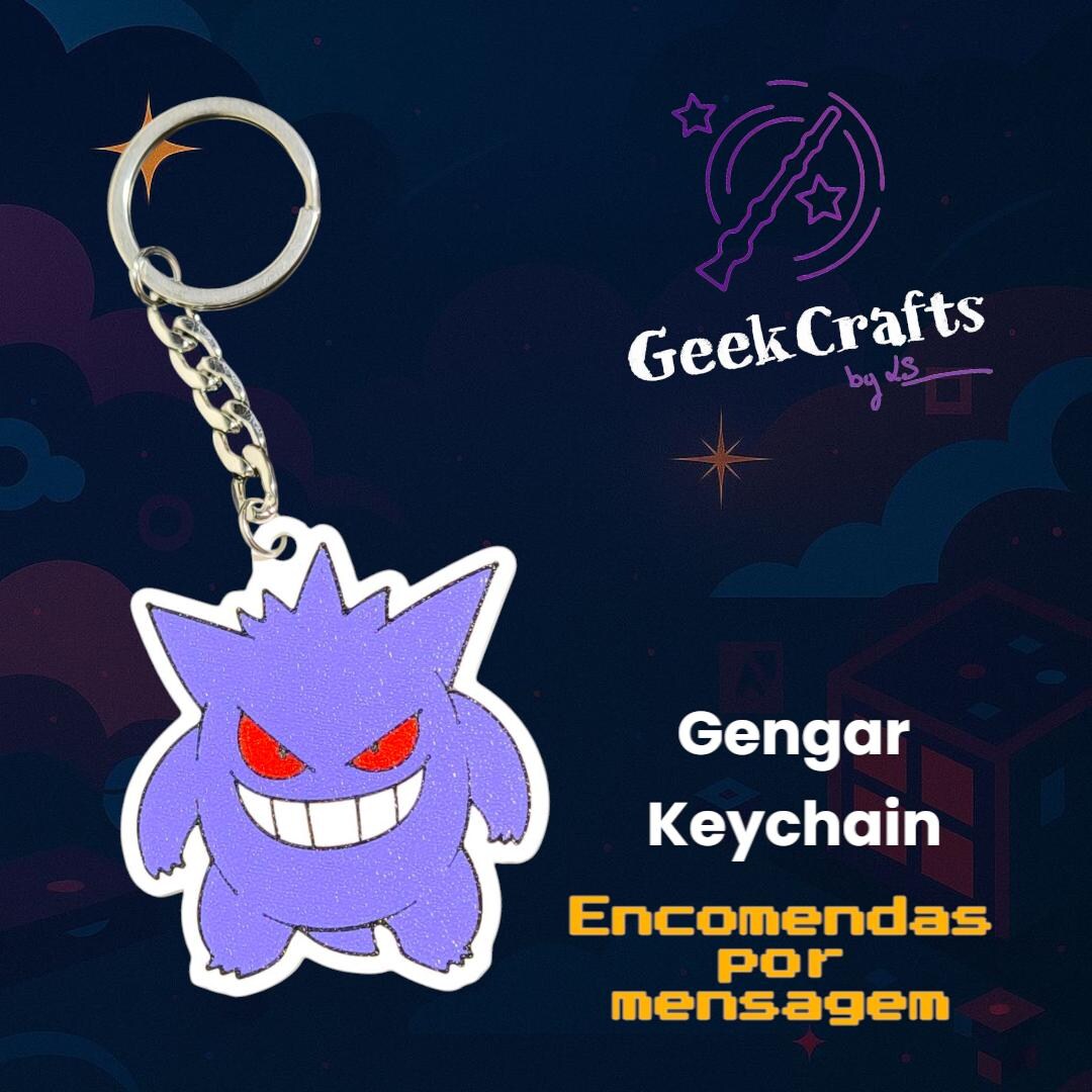 Gengar Keychain - Etsy