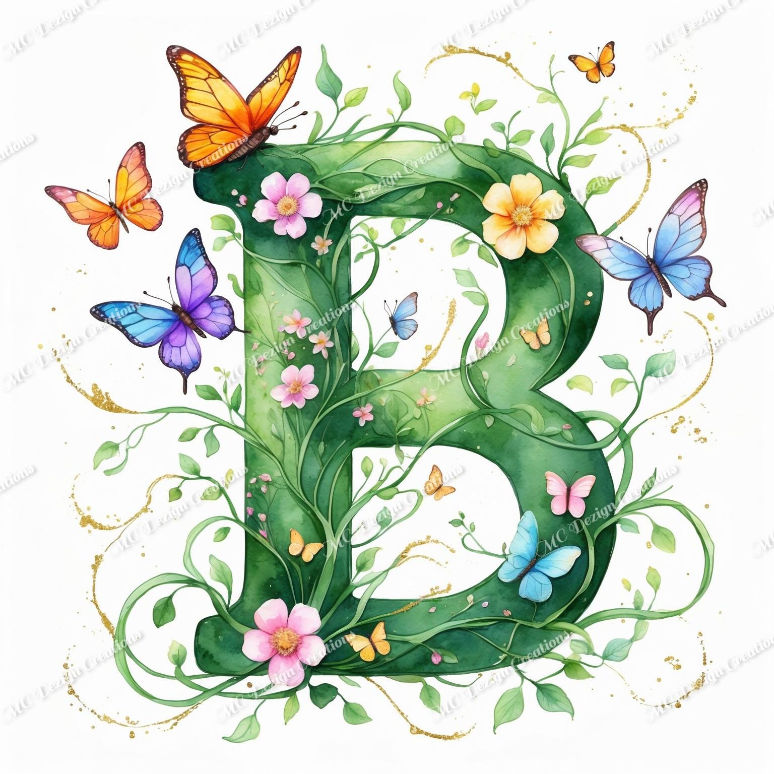 26 Alphabet Letter Clipart - Fancy Lettering, Decorative Alphabet ...