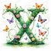 26 Alphabet Letter Clipart - Fancy Lettering, Decorative Alphabet ...