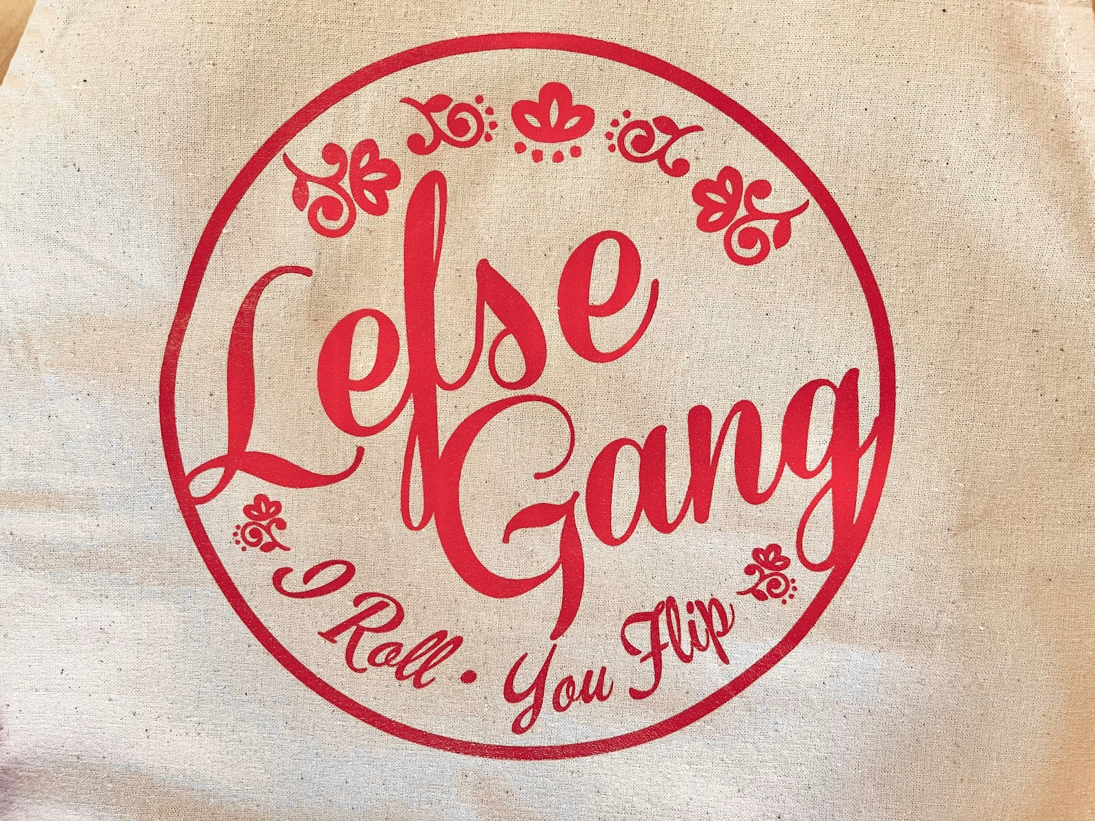 Lefse Gang Apron. Flour Sack Kitchen Apron. Made in the - Etsy