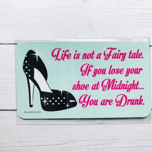 You Are Drunk Fairy Tale Magnet. Gift Under 5. Fridge Magnet. - Etsy