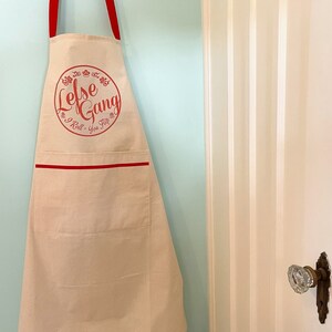 Lefse Gang Apron. Flour Sack Kitchen Apron. Made in the Midwest ...