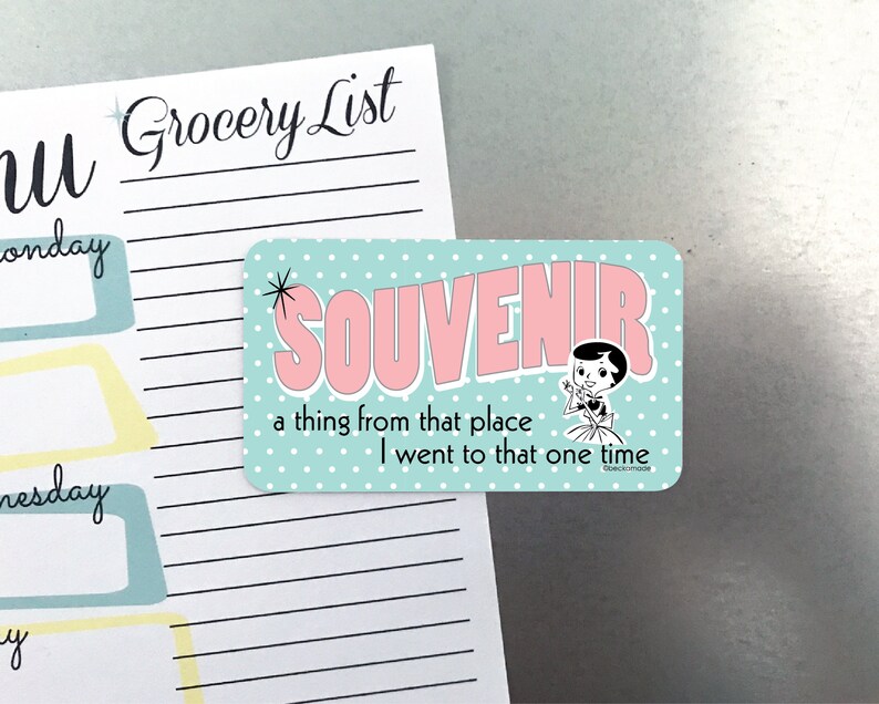 Souvenir Retro Kitchen Magnet. Vintage Kitchen Decor. Retro - Etsy