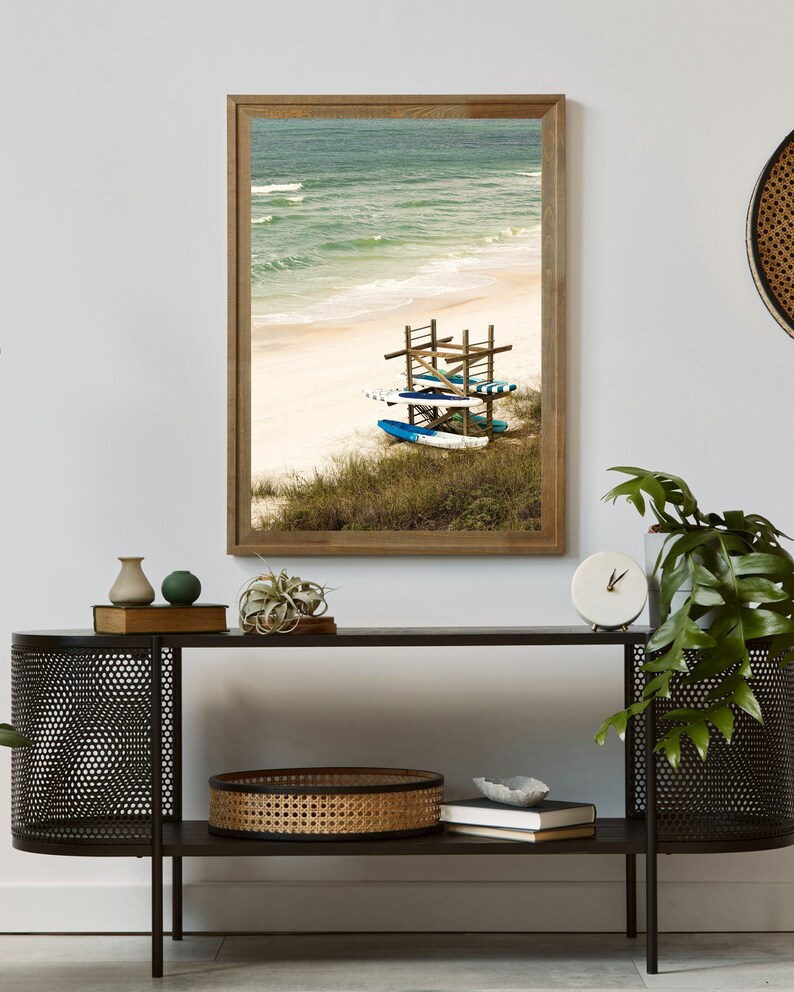 Paddle Board and Kayak Beach Photo, Florida Beach Print, 30A Beaches ...