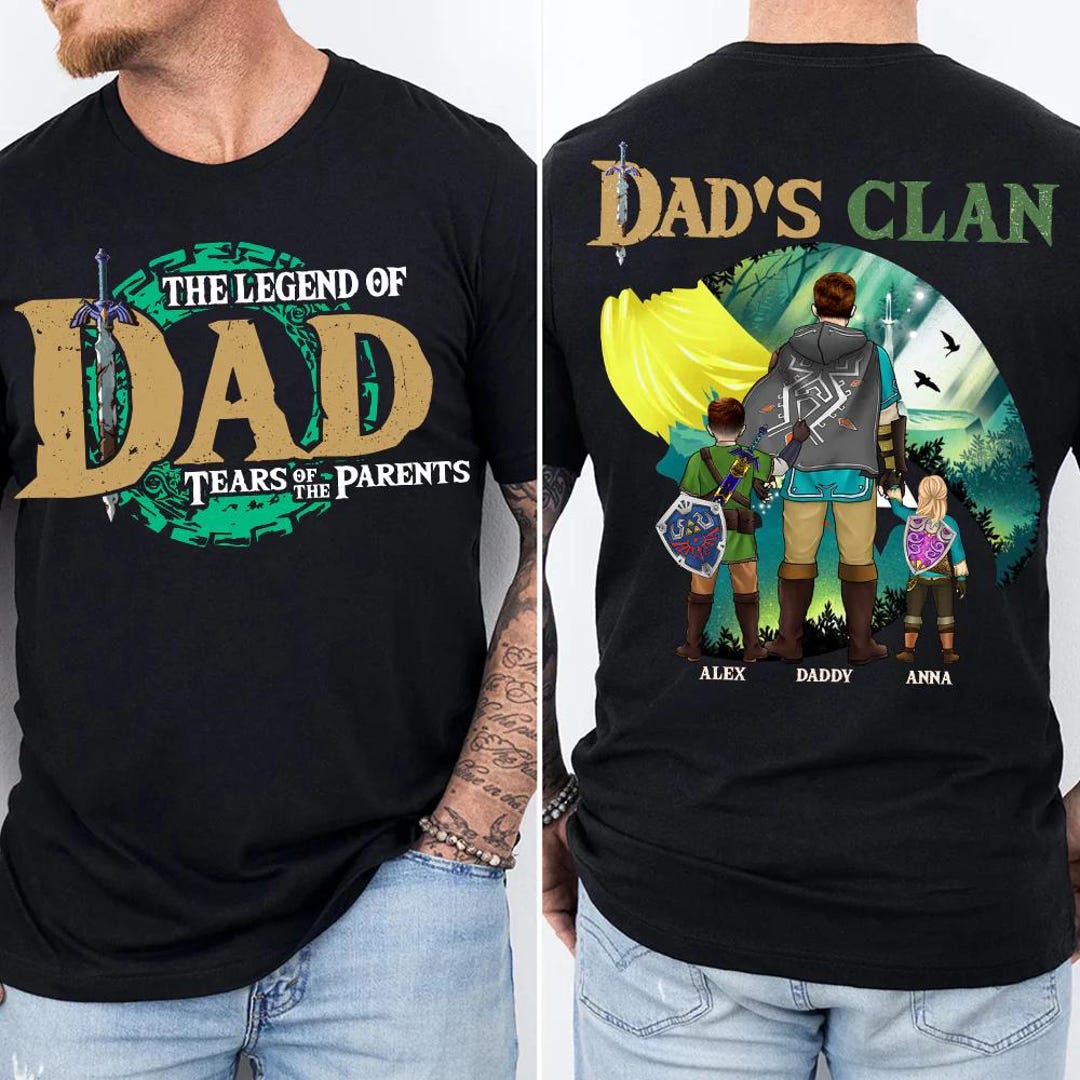 Personalized Gifts for Father's Day, the Legend of Dad, Magical Dad T ...