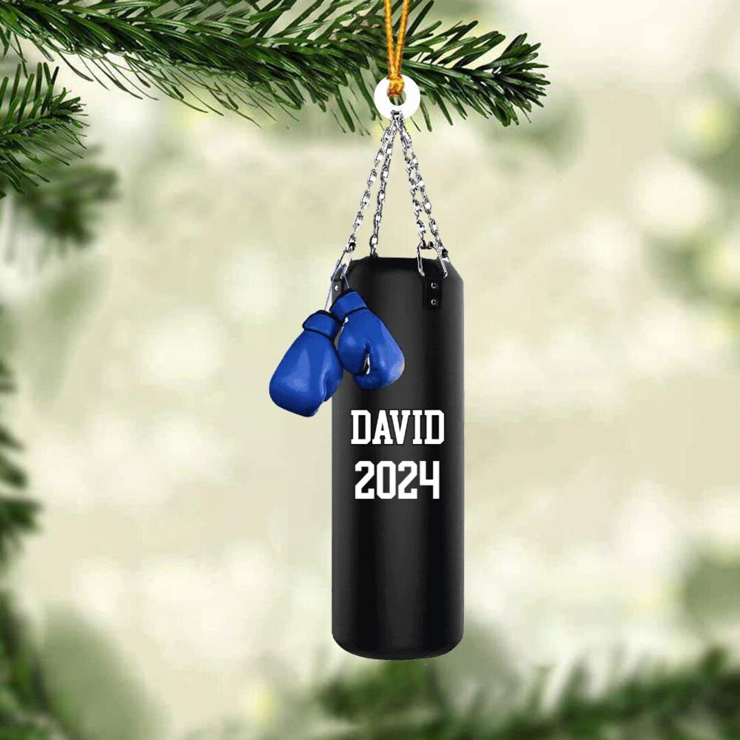 Personalized Boxing Christmas Ornament, Boxing Christmas, Boxing ...