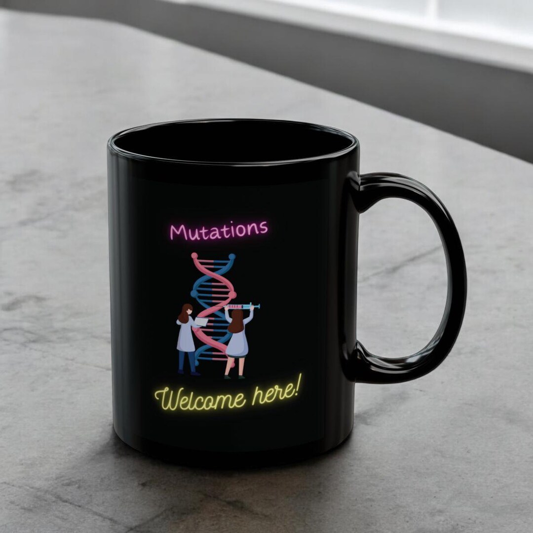 Biologists Mug, Funny Mug for Biologists, Mutations Joke Mug, Biology ...