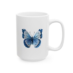 Butterfly Mug, 3D Origami Art Mug, Butterfly Art Mug, Gift for ...