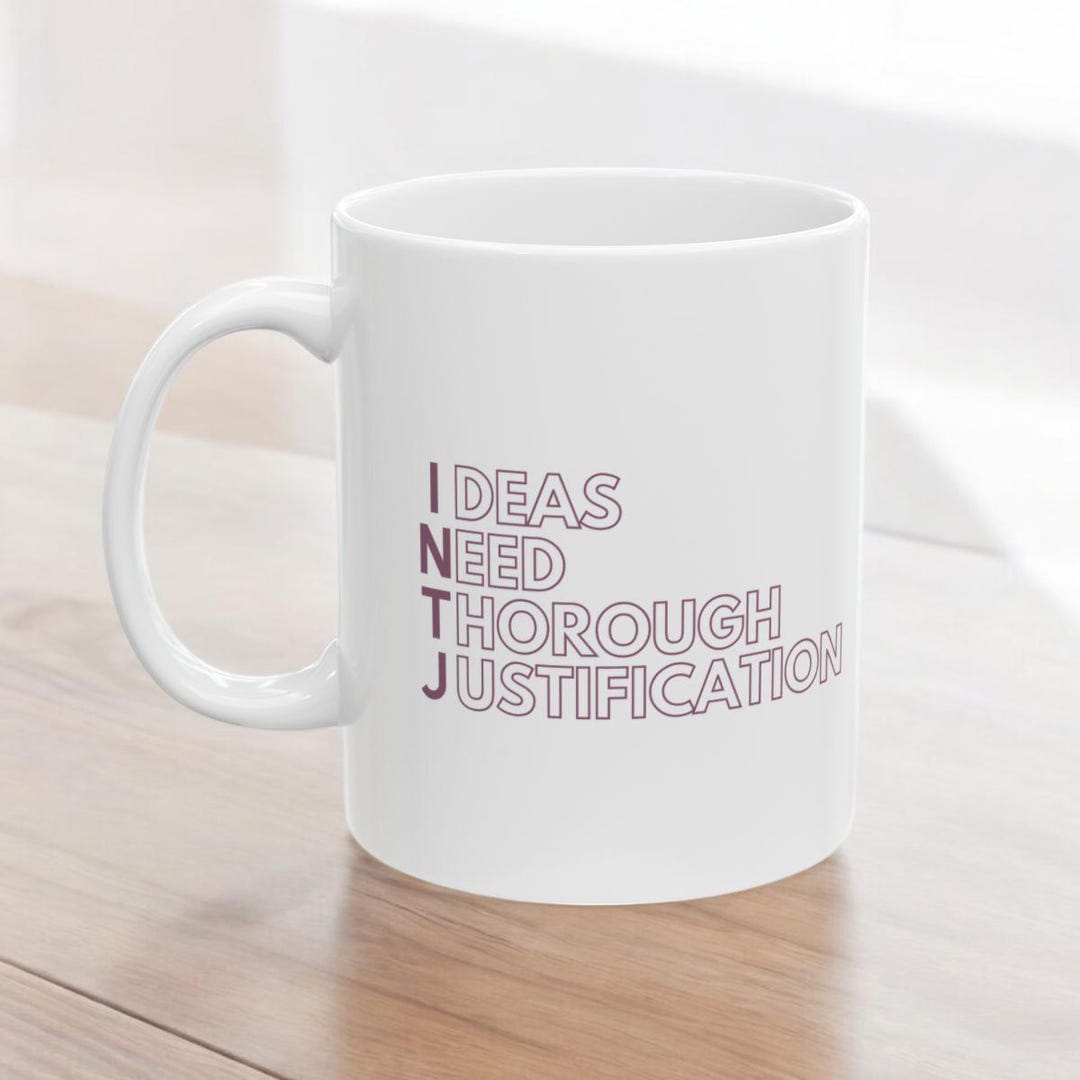 INTJ Mug, Mbti Mug, MBTI Gift,16 Personalities Gift, Ceramic Mug ...