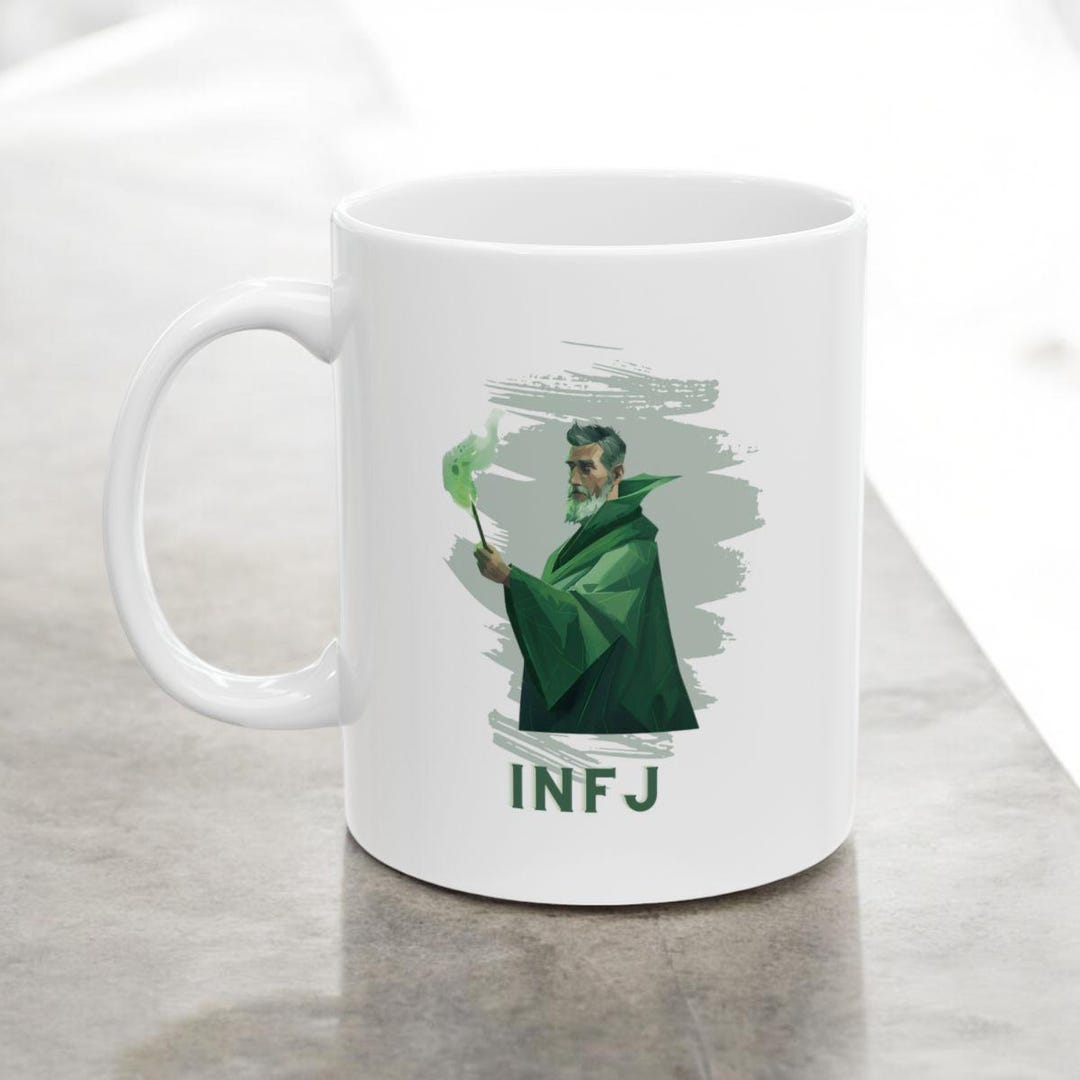 INFJ Mug, MBTI Coffee Cup, Infj Birthday Gift, Mbti Mug, Ceramic Mug ...