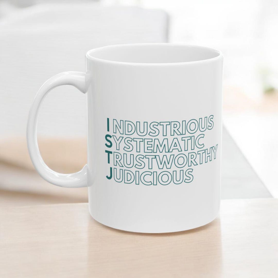 ISTJ Mug, Mbti Mug, MBTI Gift,16 Personalities Gift, Ceramic Mug ...