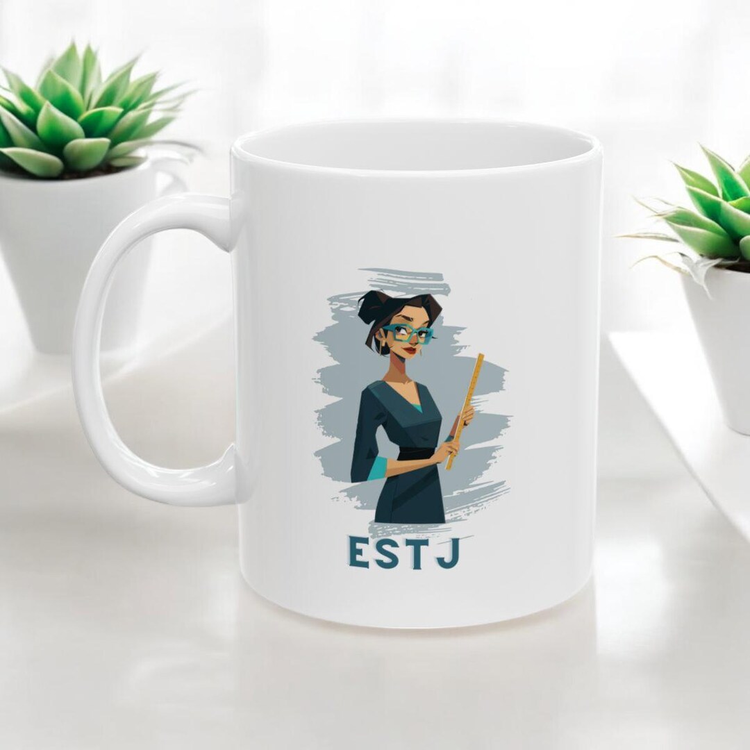 ESTJ Mug, MBTI Coffee Cup, Estj Birthday Gift, Mbti Mug, Ceramic Mug ...