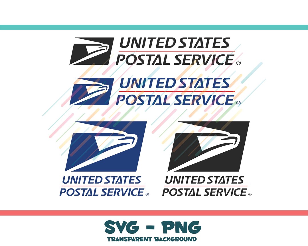 USPS Postal Service SVG and PNG Files - Etsy
