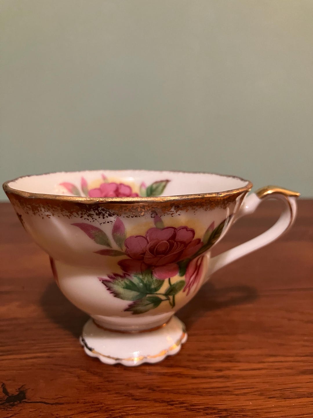 Beautiful Rose Tea Cup - Etsy