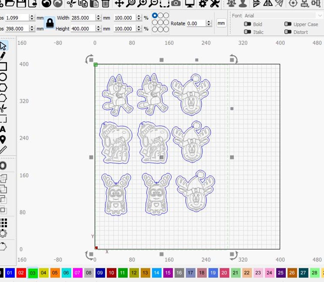 Bluey, Snoopy, Minnie Mouse and Minion Ornament Light Burn CNC File - Etsy