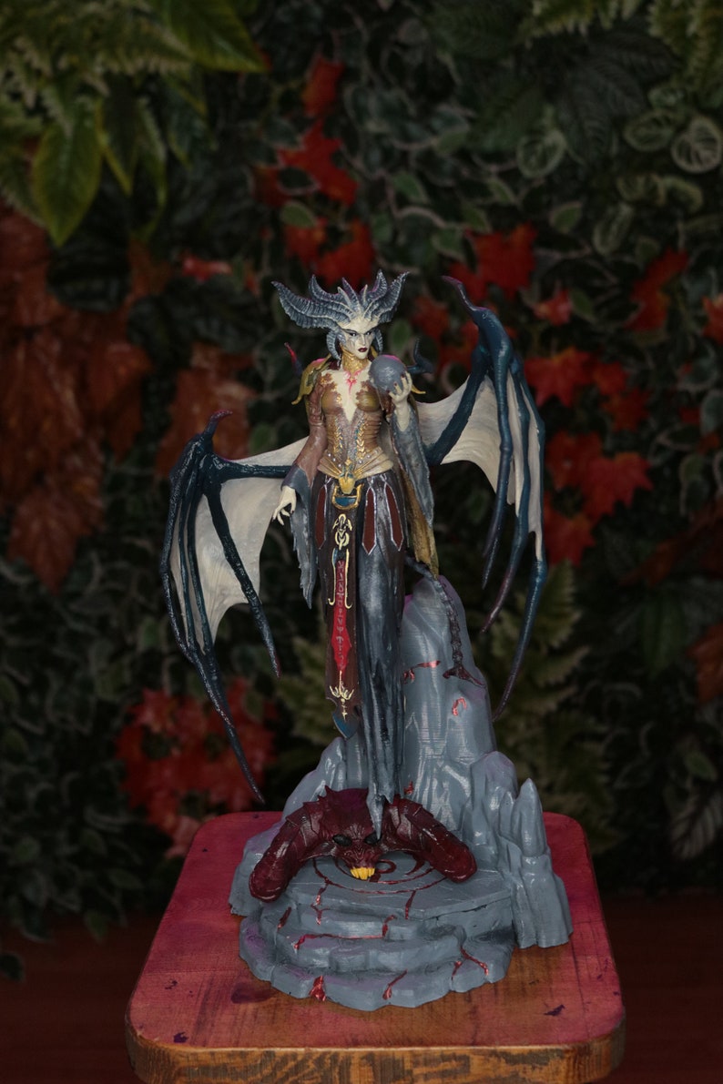 Resin Diablo 4 Lilith Figure, Lilith Statue, High Quality Resin Statue ...