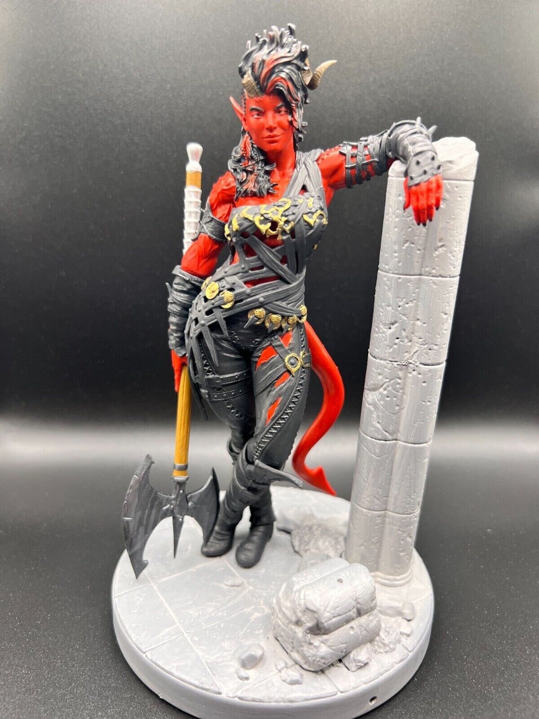 3D Printed Karlach Figure Baldur's Gate 3 Karlach Statue High Quality ...