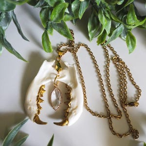 Mink Jawbone Pendant Necklace - Etsy