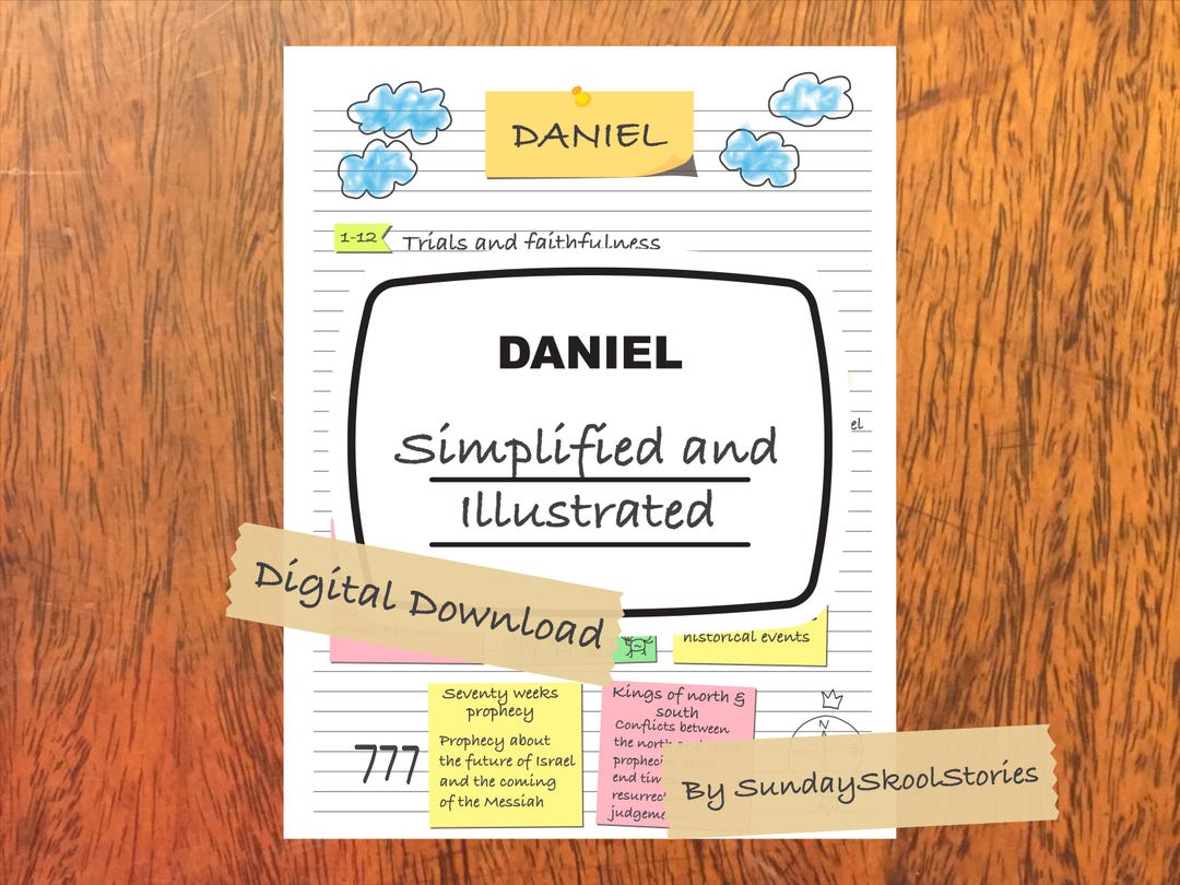 Printable Illustrated Bible Study Guide for Kids Simplified Books ...