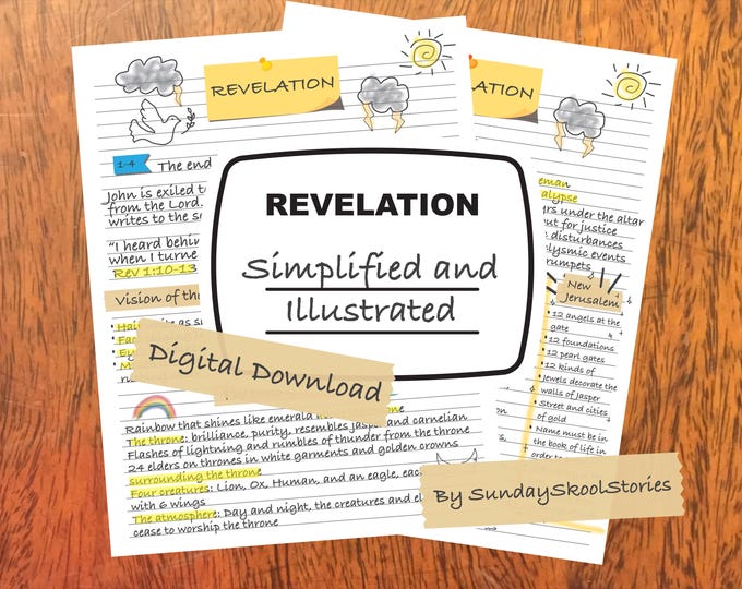 Printable Bible Study Chart: the Book of Revelation “made Simple” / Major Events of the End ...