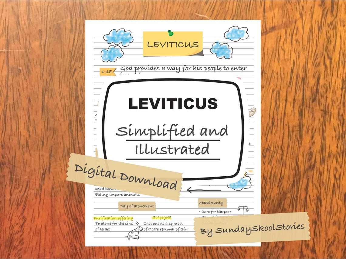 Printable Illustrated Bible Study Guide for Kids Simplified Books ...