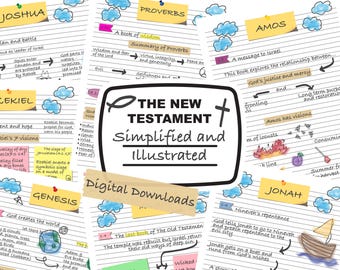 Printable Illustrated Bible Study Guide for Kids Simplified Bible Guide ...