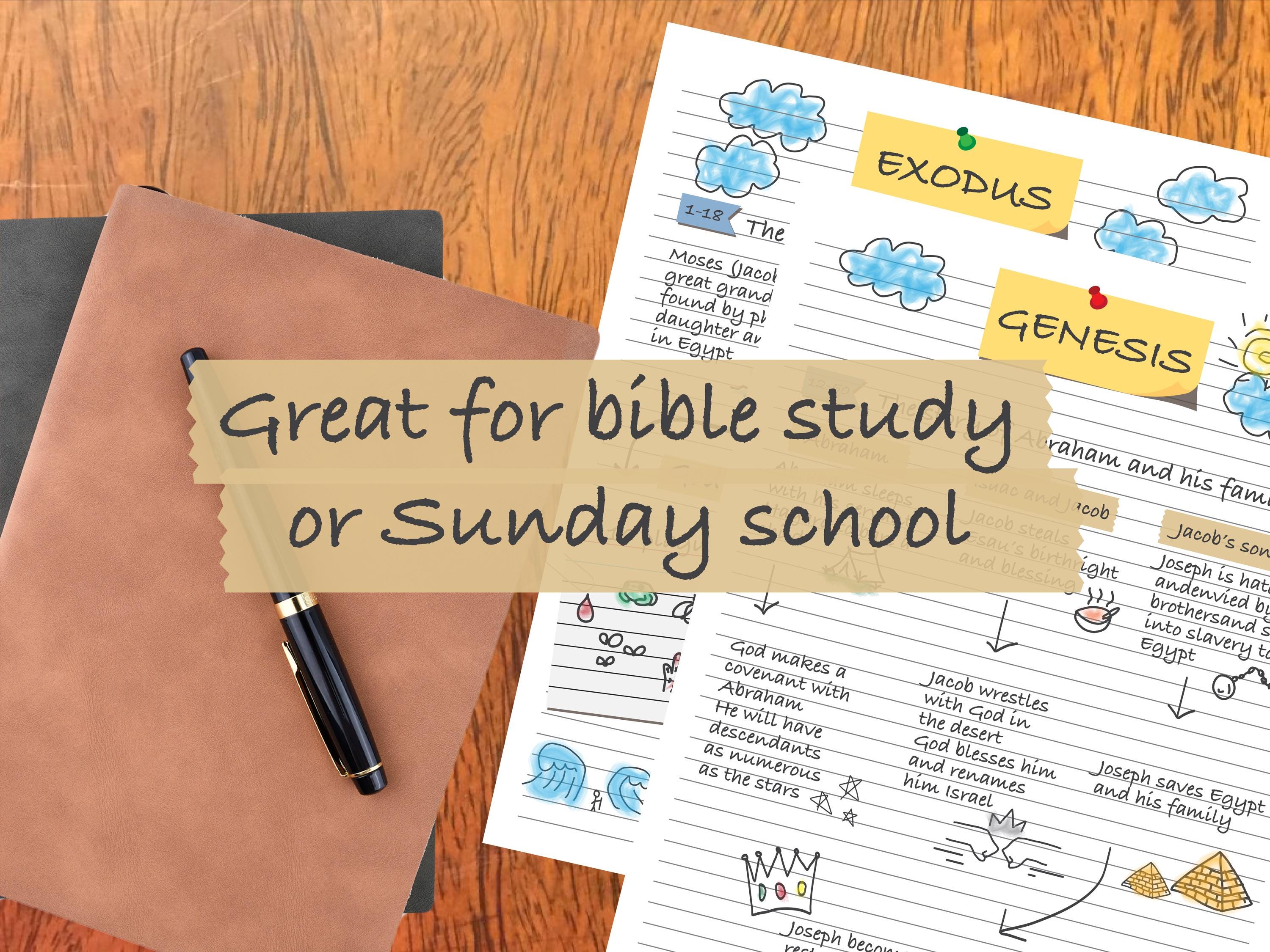 Printable Illustrated Bible Study Guide for Kids Simplified Books ...