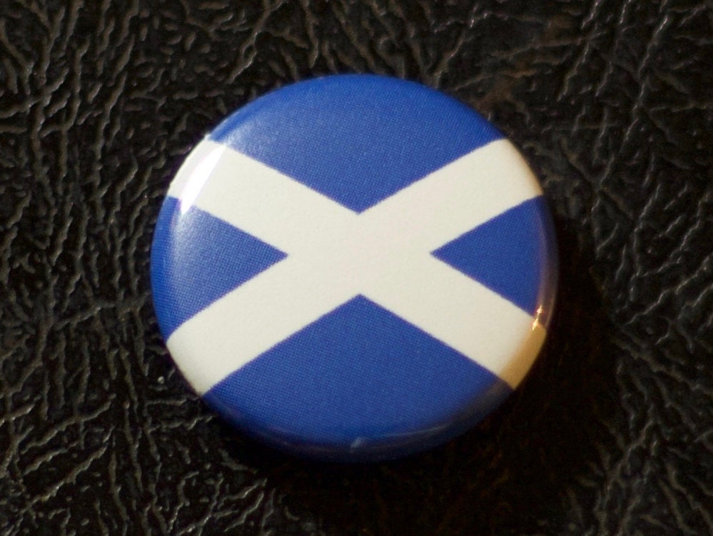1 or 7/8 Scotland Flag Pinback Button Pin - Etsy Israel