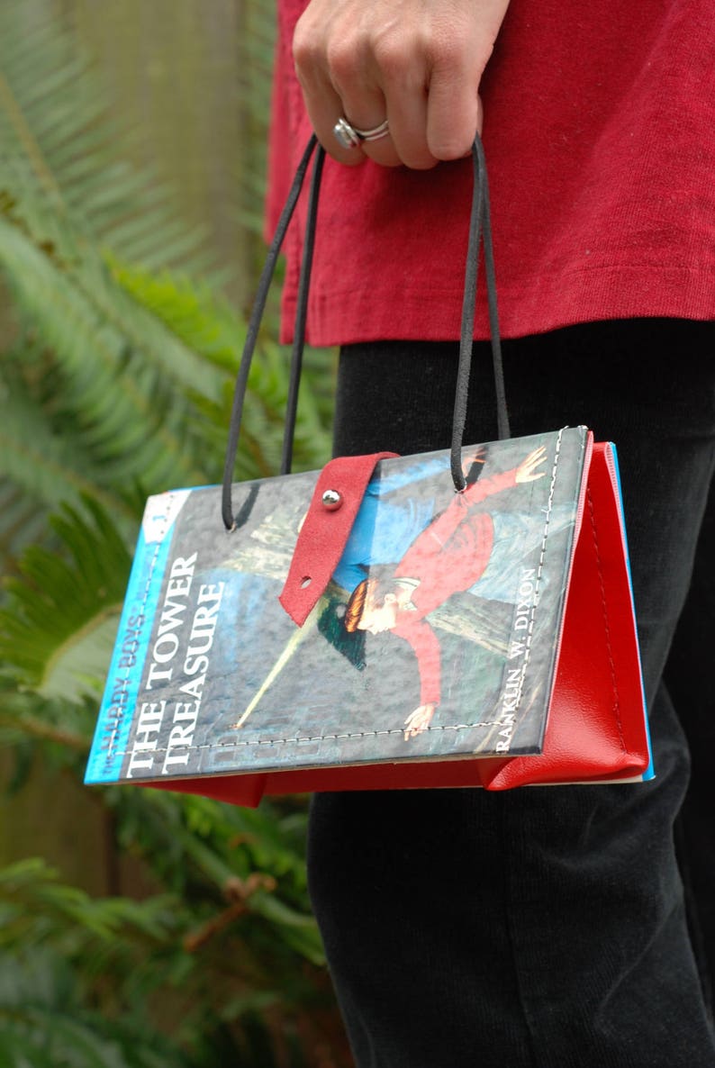 Vintage Hardy Boys Hardback Book Bag Repurposed | Etsy