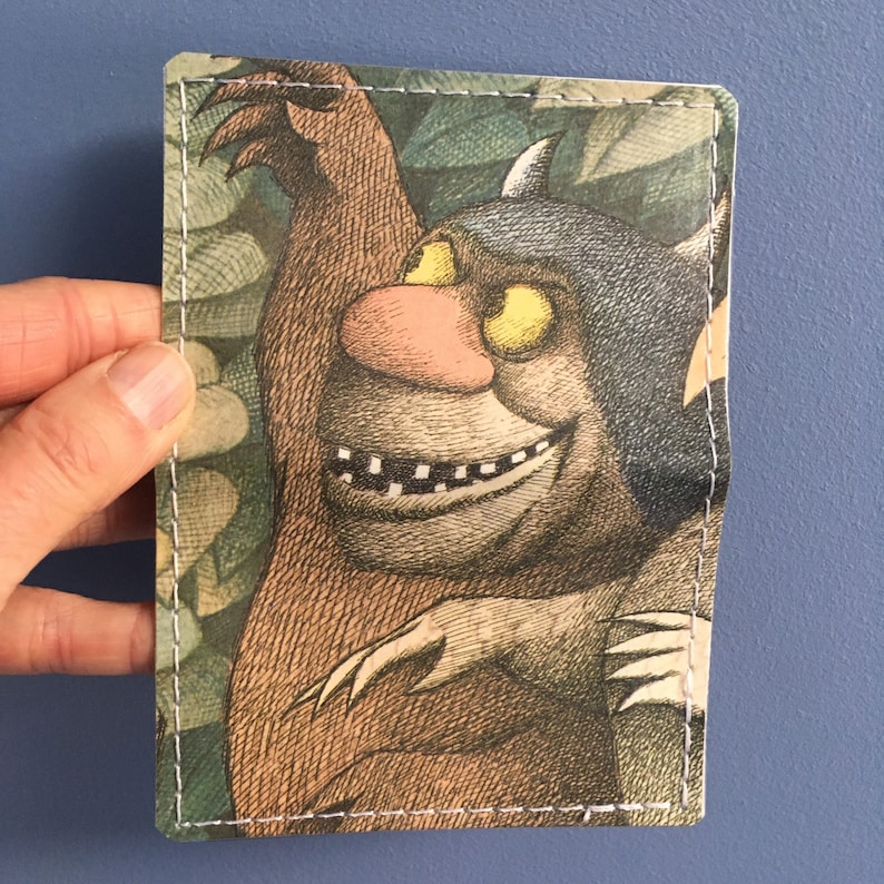 Credit Card Wallet Where the Wild Things Wallet Mini-wallet - Etsy