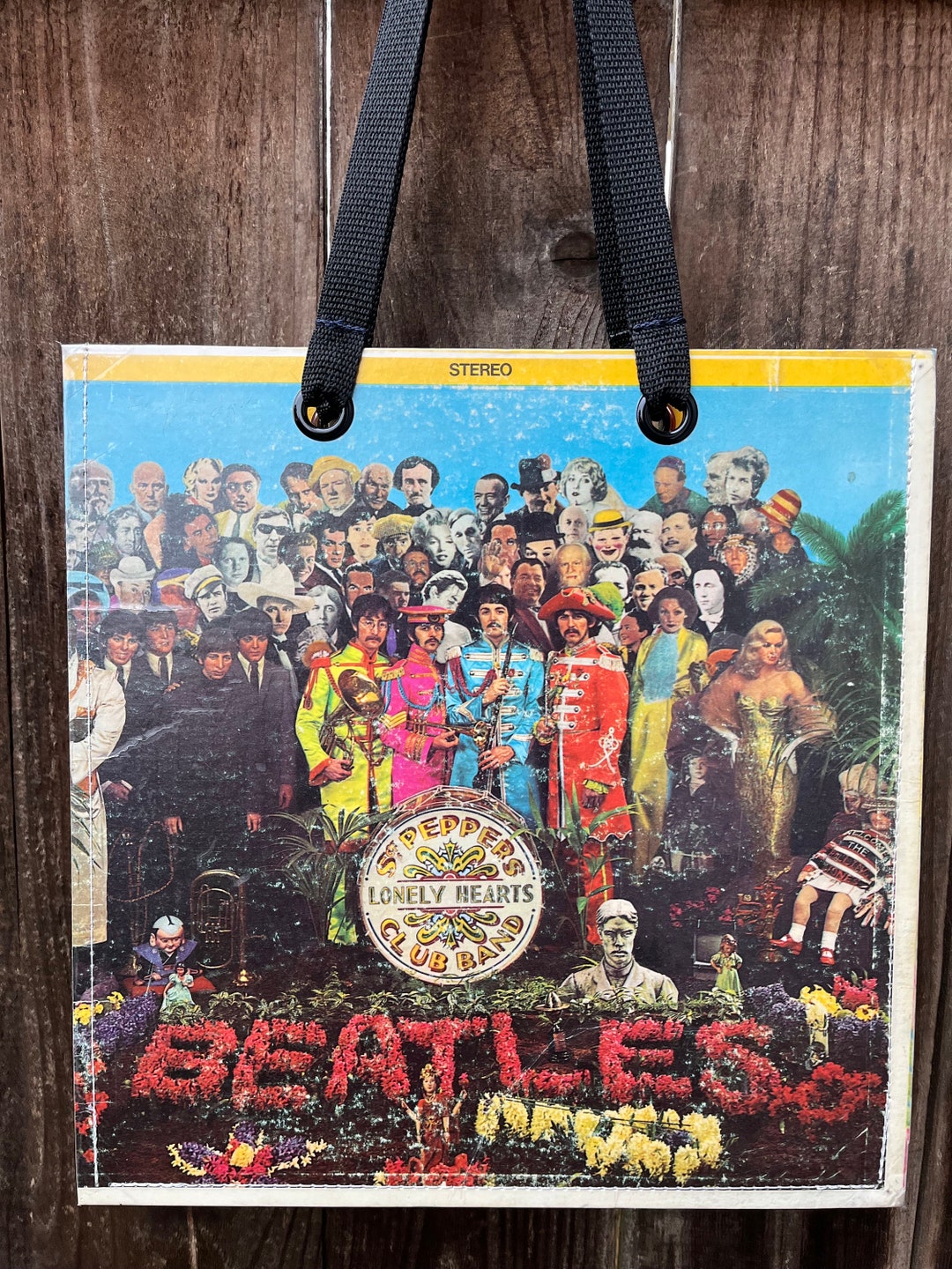 Record Album Tote Bag Recycled Record Handbag the Beatles - Etsy