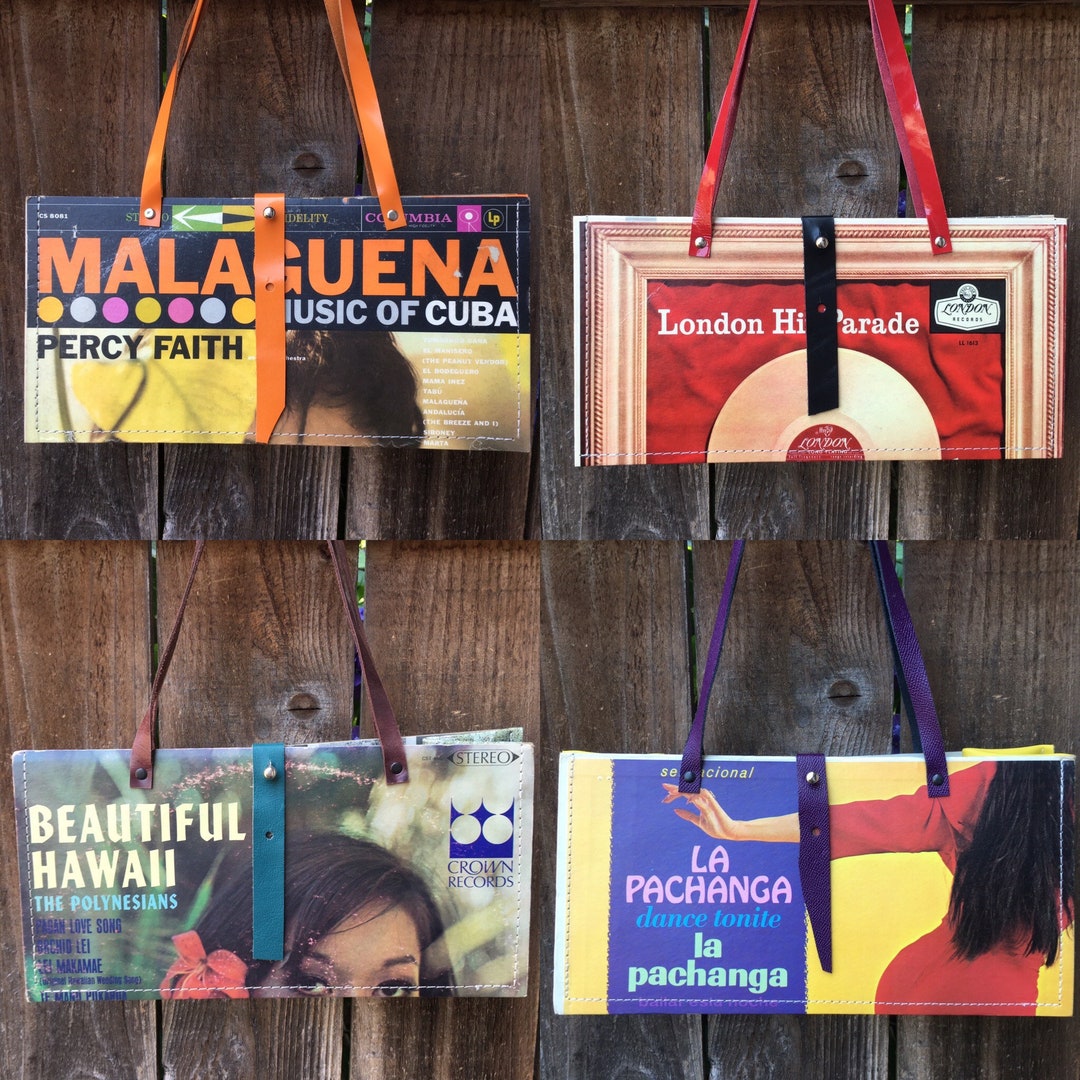 Record Album Handbag Recycled Record Cover Purse Vintage Album Covers ...