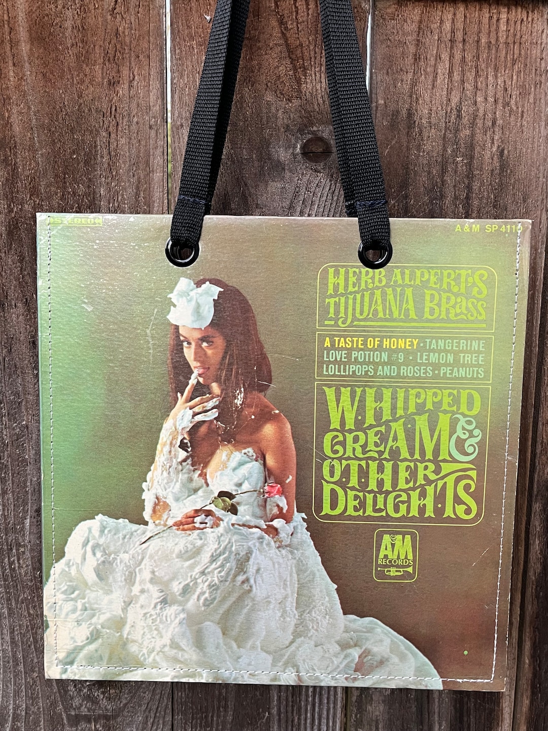 Record Album Tote Bag | Recycled Record Handbag | Herb Alpert - Etsy
